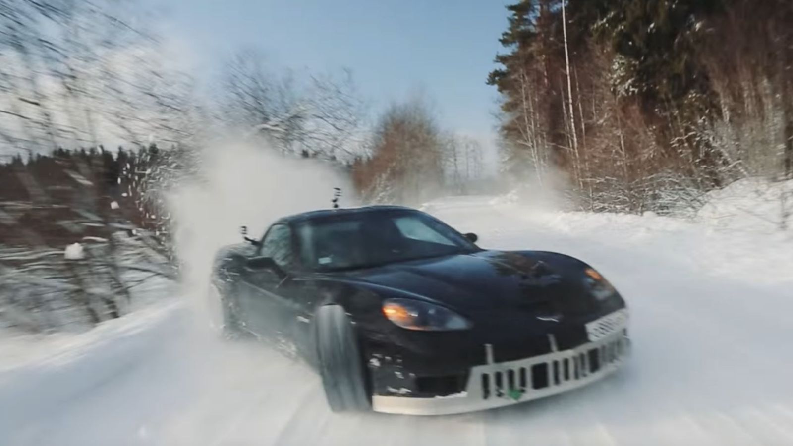 In Russian Winter, Car Drifts You