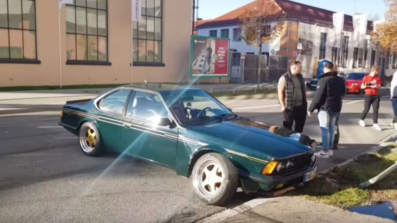 BMW Crashes Leaving German Car Meet