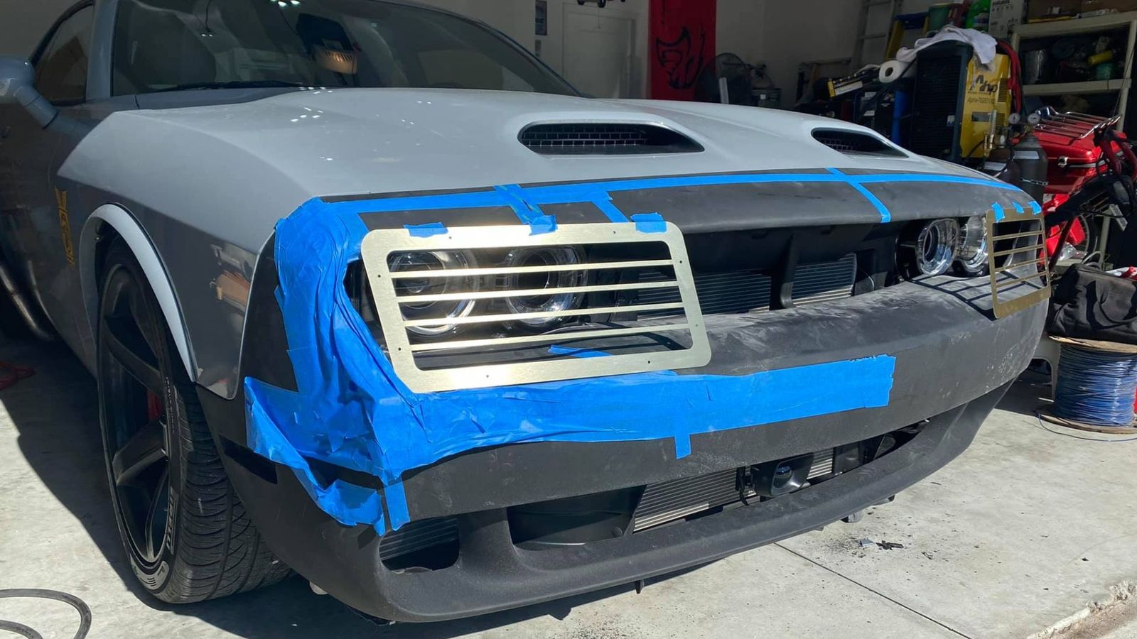 Guy Turns Hellcat Into Mad Max Tribute