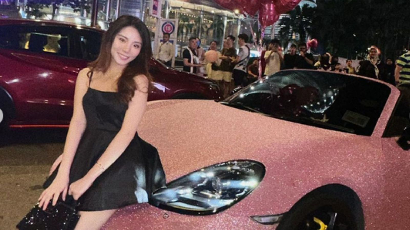 Influencer Buys Bedazzled Pink Porsche 718 Spyder