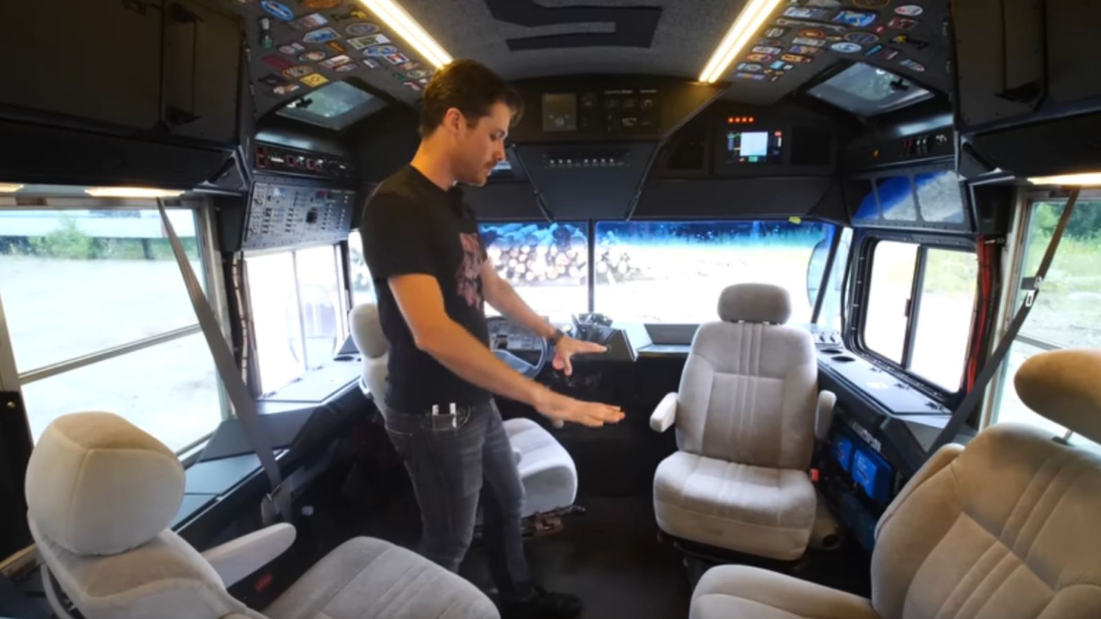 Guy Turns School Bus Into Adventure Rig