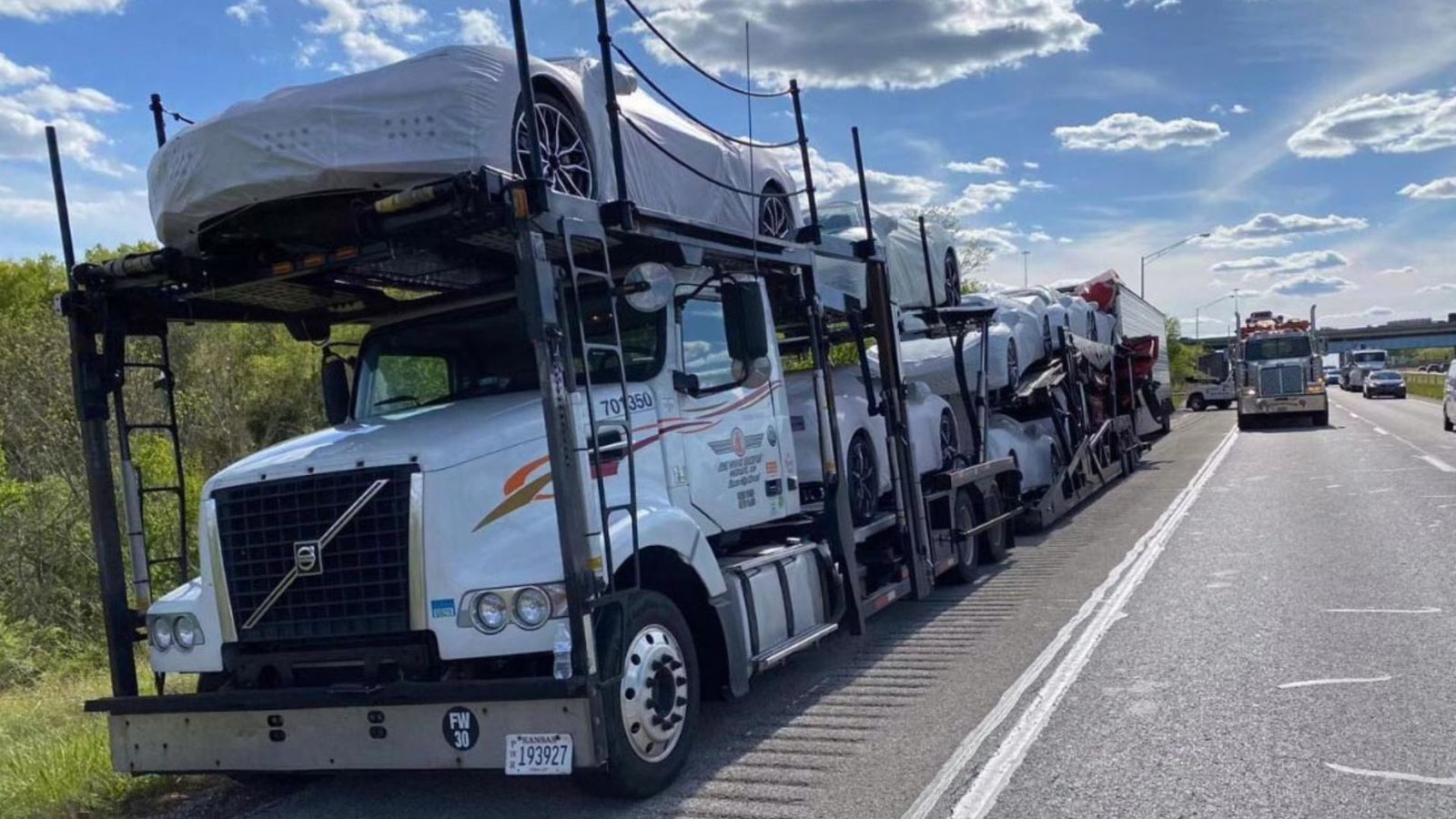 C8 Corvette Transporter Rear Ended In Fatal Accident