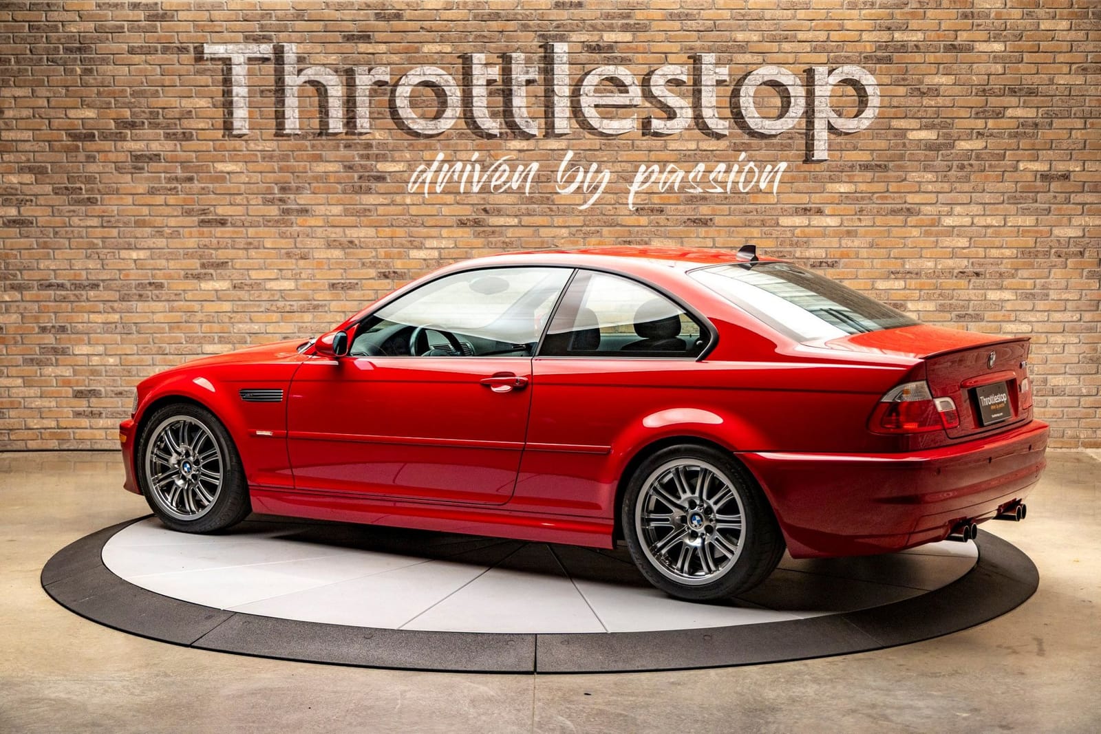 Imola Red 2002 BMW E46 M3 with Manual Transmission