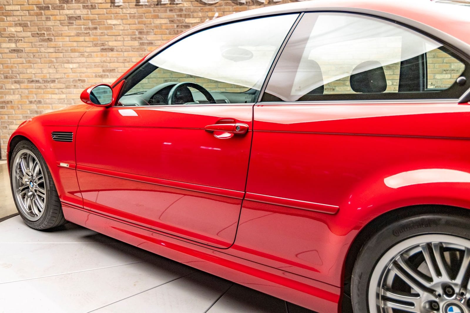 Imola Red 2002 BMW E46 M3 with Manual Transmission