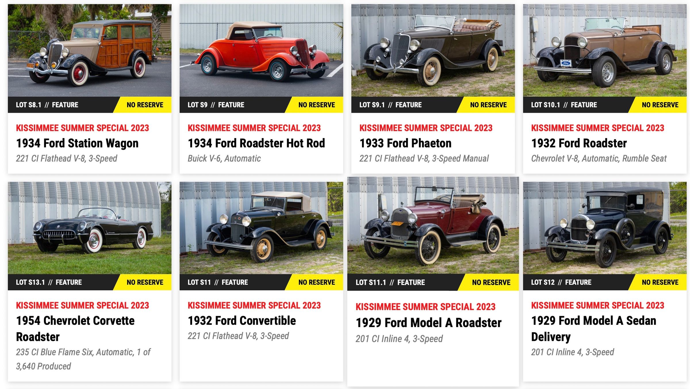 Mitchell Collection Features 1930s Fords