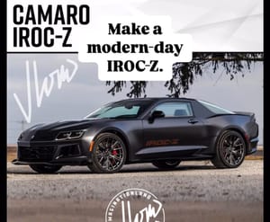 Artist Morphs Chevy Camaro ZL1 Into IROC-Z
