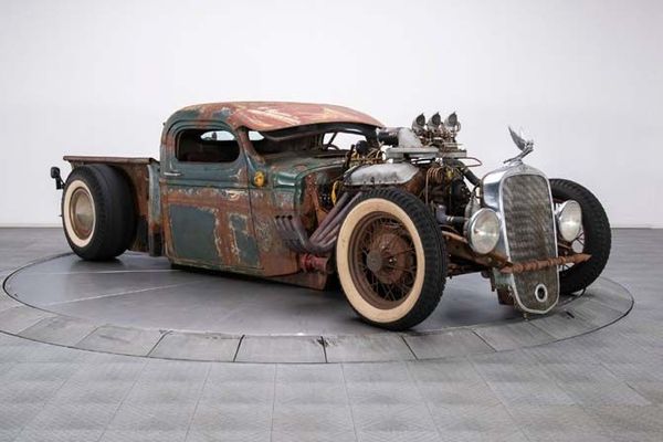Take A Ride On The Wild Side In This Custom 1949 Chevy Rat Rod