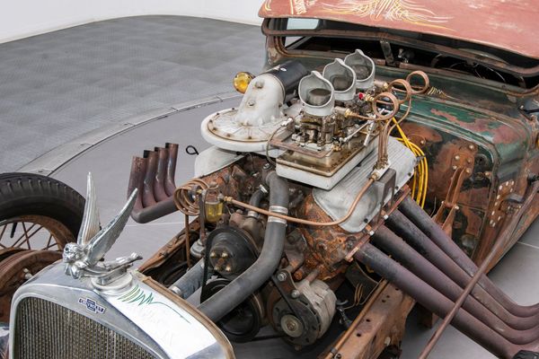 Take A Ride On The Wild Side In This Custom 1949 Chevy Rat Rod