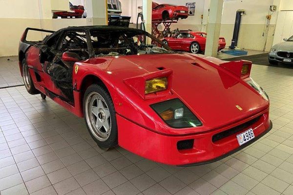 Charred Ferrari F40 From Monaco To Be Completely Rebuilt And Restored