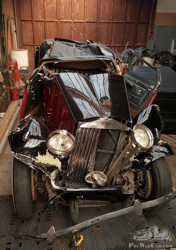 1936 Rolls-Royce Phantom Destroyed During Transit
