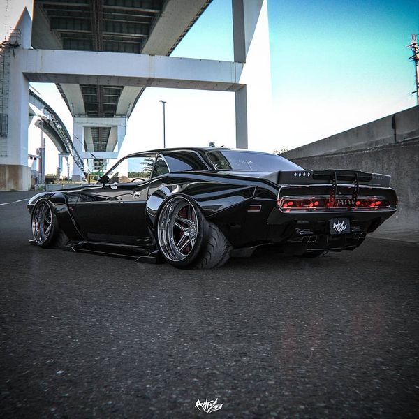 Classic 1970 Challenger Gets Japanese Redesign