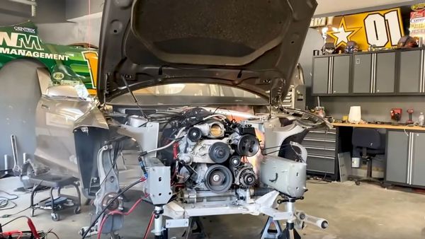 This Tesla Uses A V8 Engine