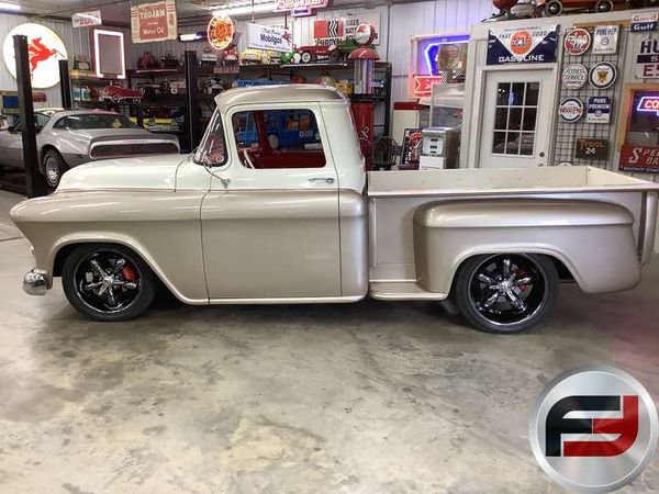1956 Chevrolet Stepside Pickup Truck Is A Restomod