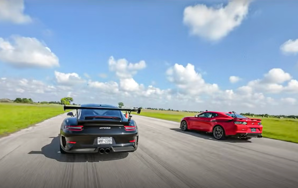 Hennessey’s 1,200-HP Camaro Resurrection Takes on Porsche 991.2 GT3 RS ...